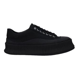 Jil Sander Homme, Chaussures, Noir, Taille: 45 EU Baskets à plateforme en tissu