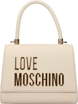 Love Moschino Femmes Sacs &agrave; main Polyur&eacute;thane Beige/Ivoire