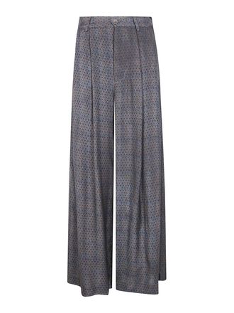 Uma Wang Pantalons D&eacute;contract&eacute;s - Bleu