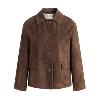 Max Mara Femme, Vestes, Brun, Taille: 36 FR Smmcharme Jacket