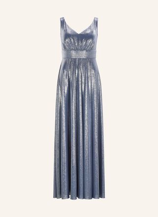 Swing Swing Abendkleid Mit Glitzergarn blau