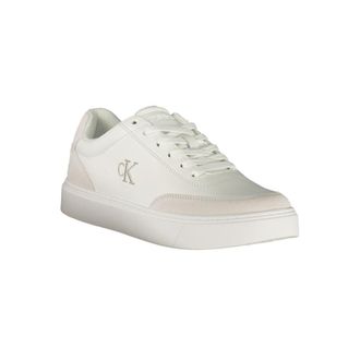 Calvin Klein Logo-Embroidered Sneaker - White