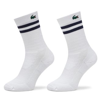 Lacoste Lange Socken Lacoste RA1095 Wei&szlig;