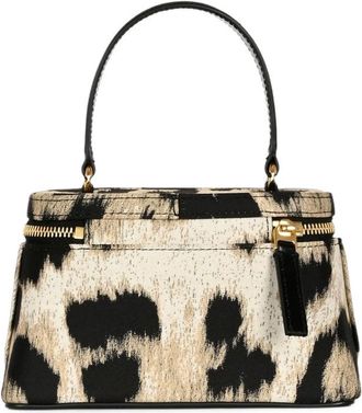 Givenchy Leopard-Print Jacquard Tote Bag - Black