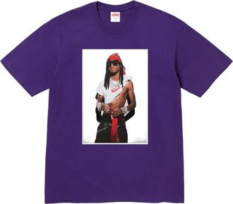SUPREME t-shirt Stadium Playboi Carti Purple - Violet