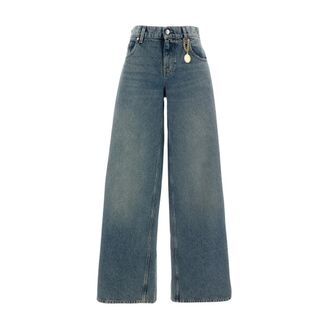 Stella McCartney Vintage Wash Wide-Leg Jeans - - Jeans - Damen - Blau - W28