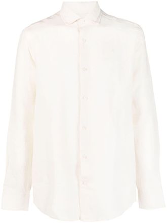 Frescobol Carioca chemise en lin à manches longues - Tons neutres