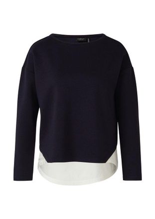 s.Oliver Sweatshirt Sweatshirt Scuba-Sweatshirt in Layering-Optik