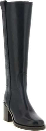 Brunello Cucinelli Riding Leather Boots - Black