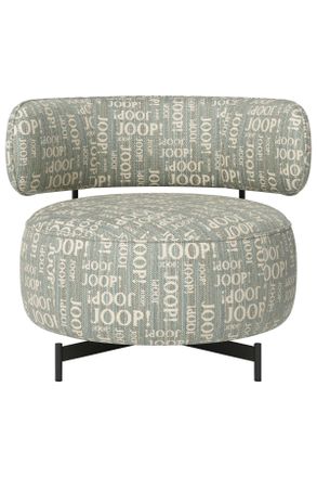 Joop Designsessel Characters, Blau, Gr&uuml;n, Textil, 89x76x89 cm, Goldenes M, Lederauswahl, Stoffauswahl, Sitzfl&auml;che 180&deg; drehbar, Wohnzimmer, Sessel, Polster