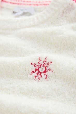 Next Rundhalspullover Frottee-Pullover mit hohem Baumwollanteil (1-tlg)