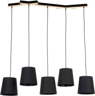 Lucande Pendelleuchte Thamila aus Holz für Wohnzimmer & Esszimmer von Lucande