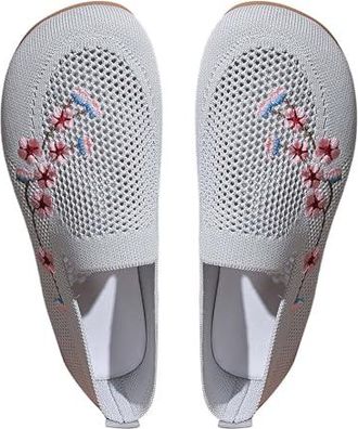 Generic Hallux Valgus Chaussures orthopédiques tissées respirantes pour femme Chaussures de marche en mousse à enfiler dans les baskets Soutien de la voûte pl