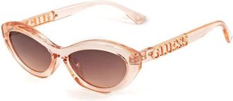 Guess Femme, Accessoires, Beige, Taille: ONE Size Resin Frame Lunettes de soleil