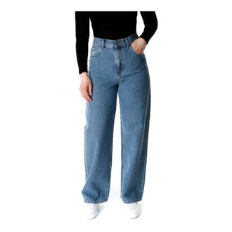 Carhartt Work in Progress High Waist Loose Fit Jeans - - Jeans - Damen - Blau - W25