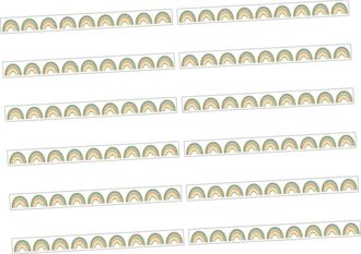 DOITOOL Magnetische Pinnwand Bord&uuml;re 12 St&uuml;ck Kunststoff Whiteboard Rand Abnehmbar F&uuml;r Schule B&uuml;ro Selbstgemacht Dekoration