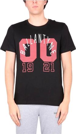 Ballantyne Homme, Tops, Noir, Taille: L Graphic T-Shirt