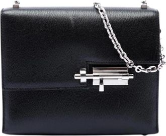 Herm&egrave;s Pre-owned Mini Verrou Chaine - - Pre-owned - Damen - Schwarzk - ONE SIZE