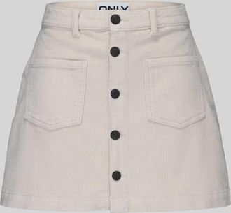 Only Eng anliegender Mini-Rock aus Baumwoll-Mix Modell AMAZING