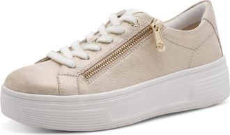 Tamaris Comfort Damen Sneaker Low 8-83726-44 BEIGE Glam (beige, 39 EU)