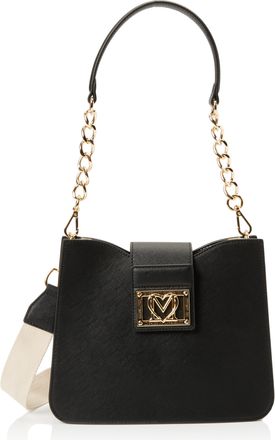 Love Moschino Damen Schultertasche, Schwarz Schultertasche, Schwarz