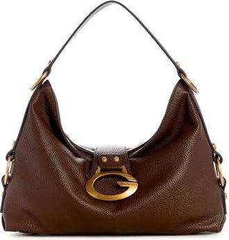 Guess Femme Camden Shoulder Bag Sac à bandoulière, Espresso, Taille Unique