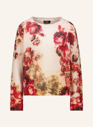 Monari Monari Pullover Mit Schmucksteinen rot