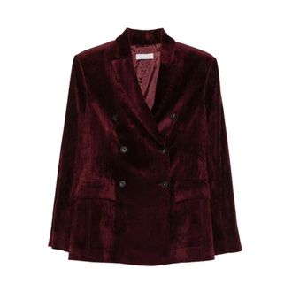 Antonelli Gravona zweireihiger Cord-Blazer - - Jackets - Damen - Rot - M