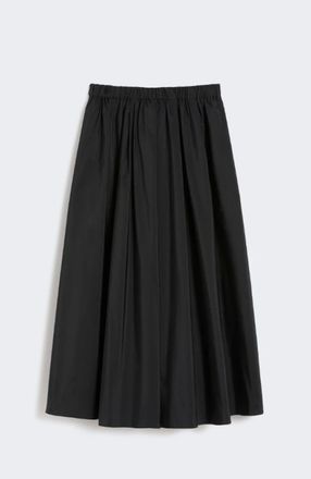 Max Mara Femme, Jupes, Noir, Taille: 44 FR Gathered Long Skirt