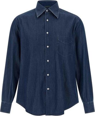 Brunello Cucinelli Hemd - Blau
