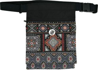 Plan B Gürteltasche, Boden, 27 x 20 cm, aus 2 Taschen und Verstellbarer Gürtel, Mehrfarbig