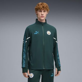 Puma Veste de surv&ecirc;tement KING Ultimate Anthem Manchester City Homme, V&ecirc;tements, Vert, XXL