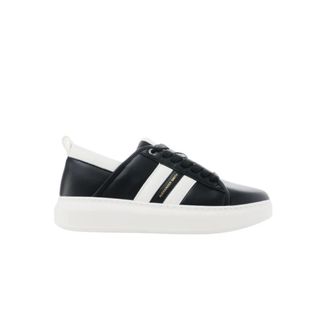 Alexander Smith Homme, Chaussures, Noir, Taille: 41 EU Eco-Wembley Baskets Noires et Blanches