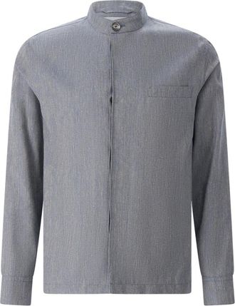 Caruso Homme, Chemises, Bleu, Taille: L Overshirt