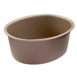 G&ouml;bel Bo&icirc;te de 4 Aspic Ovale Uni - 18,5 x 7,5 x 5 cm - Acier - Rev&ecirc;tement Antiadh&eacute;rent Bicouche Garanti sans PFAS - Qualit&eacute; Professionnelle - Fabriqu&eacute; en Fr