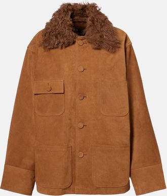 Plan C Veste oversize en cuir