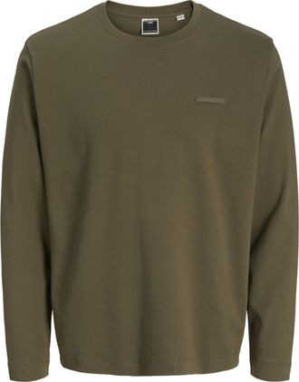 Jack & Jones Jcofusion Interlock Tee Ls Crew Neck