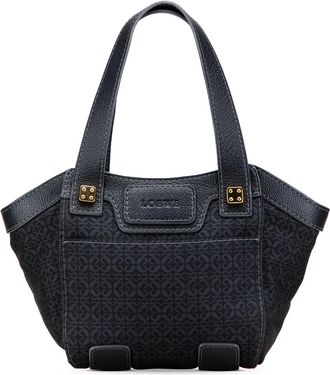 Loewe Shopper - Anagram Canvas Tote - Gr. unisize - in Schwarz - für Damen