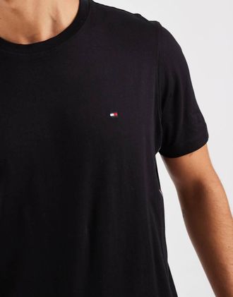 Tommy Hilfiger Global - T-shirt &agrave; rayures - Noir