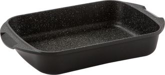 Barazzoni 83115513525 Lasagnenform, 35x25 cm, aus Aluminium und Innenseite aus Marmotech, Produktlinie GLI Speciali Druckguss