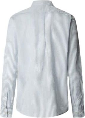 Fa&ccedil;onnable Chemise droite &agrave; rayures en coton