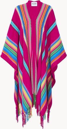 Kujten Cape cachemire à franges - Cape Lupita