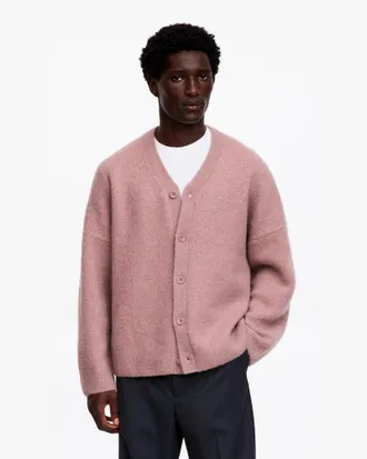 Arket Strickjacke Aus Wollmischung -Rosa