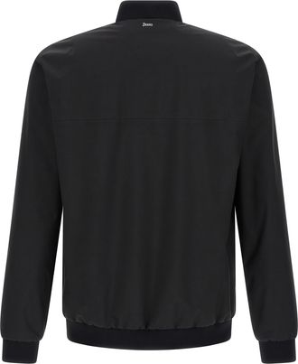 Herno Water-Repellent Pro-Meteo Bomber Jacket - Black