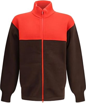 GR10K Gr10K, Homme, Pulls, Multicolore, Taille: M Colourblock Zip-Fastening Cardigan