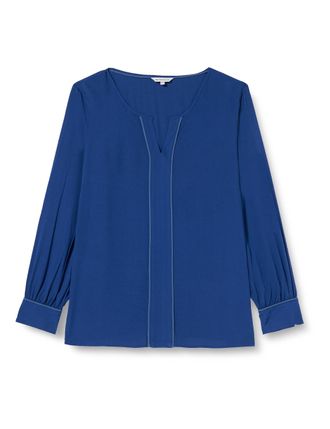 Triangle by s.Oliver Womens Bluse, ozeanblau, 54