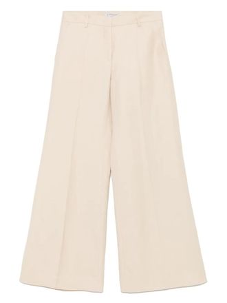 Alberto Biani Hose mit weitem Bein - Nude