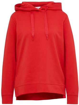s.Oliver Sweatshirt Sweatshirt Weiches Kapuzensweatshirt mit seitlichen Schlitzen