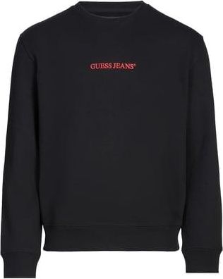 Guess Sweatshirt Round Cotton Round Hals - Schwarz