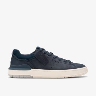 Clarks Courtlite2 Run Marine Nubuck-Schuhe